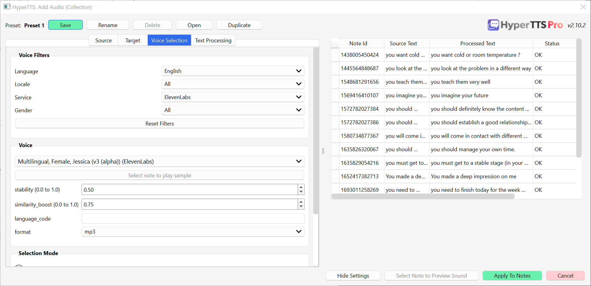 Vocab.Ai - HyperTTS - ElevenLabs v3